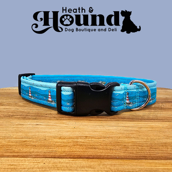 Lighthouse Dog Collar – Heath & Hound Pet Boutique