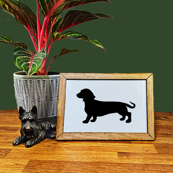 Dachshund Silhouette Frame – Heath & Hound Pet Boutique