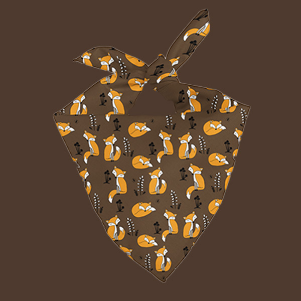 Brown Fox Bandana – Heath & Hound Pet Boutique