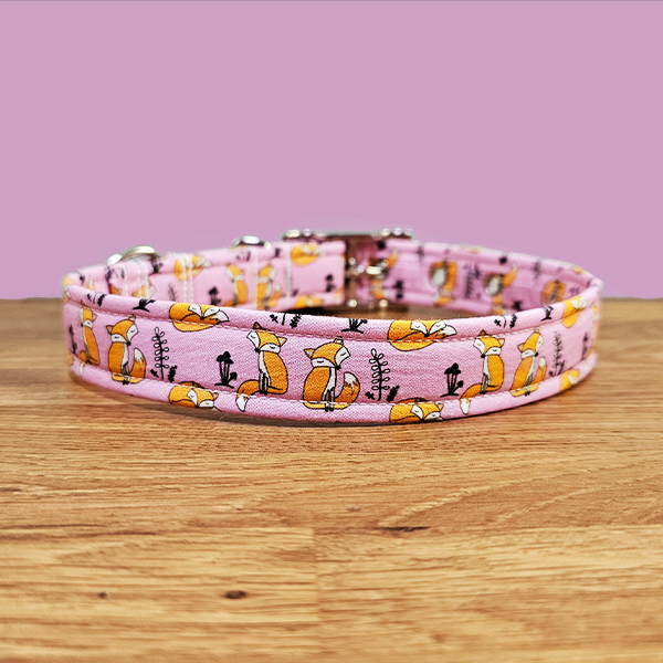 Pink Fox Dog Collar – Heath & Hound Pet Boutique