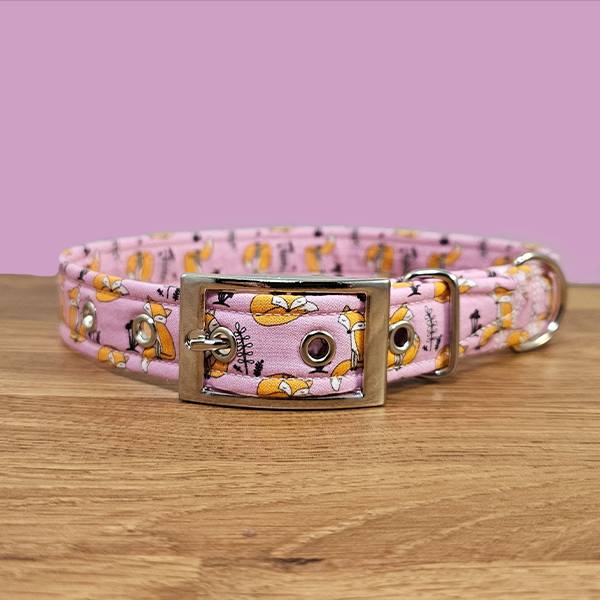 Pink Fox Dog Collar – Heath & Hound Pet Boutique
